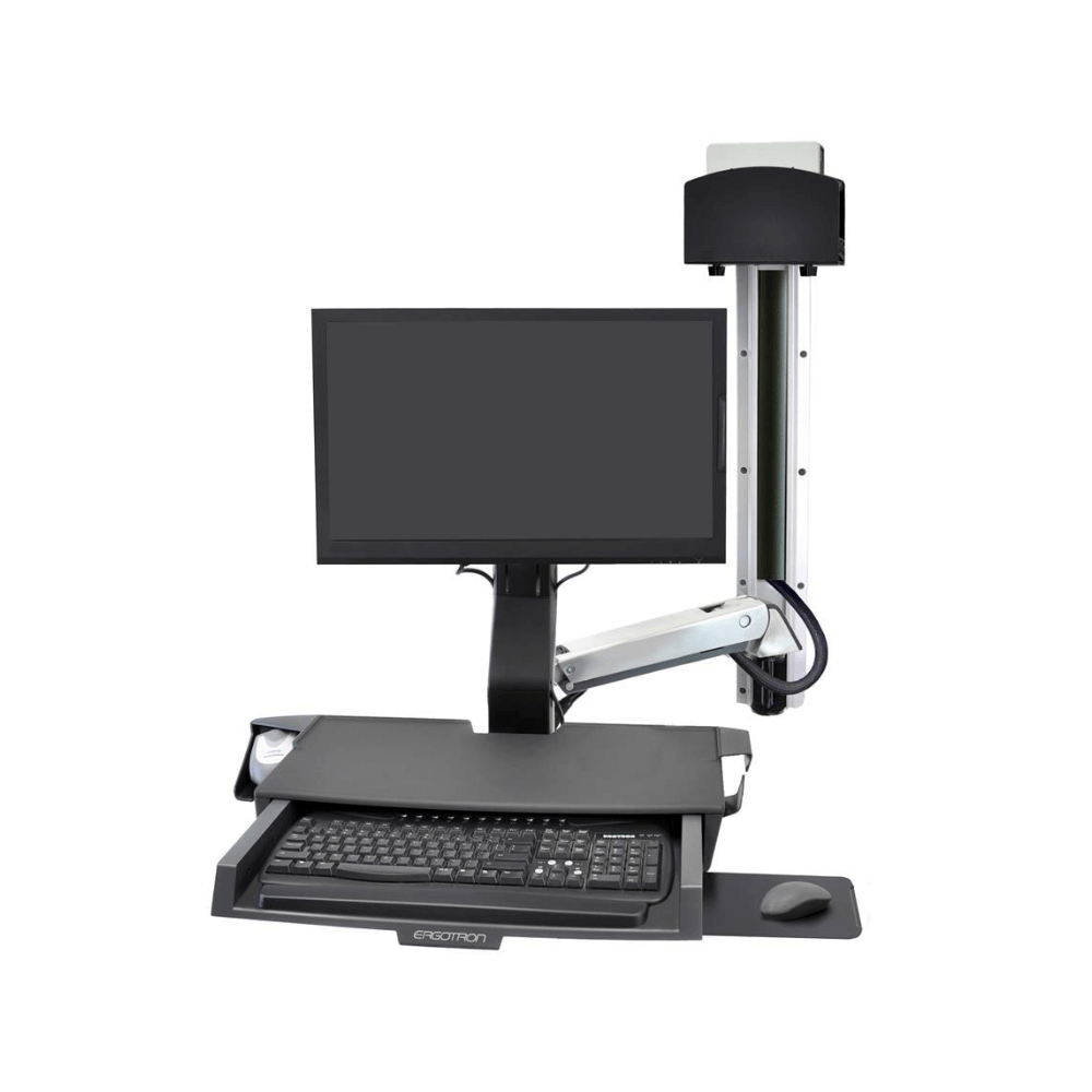 StyleView® Sit-Stand Combo System, Small CPU Holder | MDI Medical