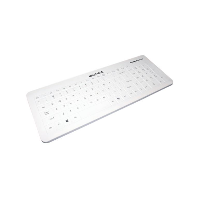 Very Cool Flat - White - Disinfectable Hygienic Keyboard | MDI Medical